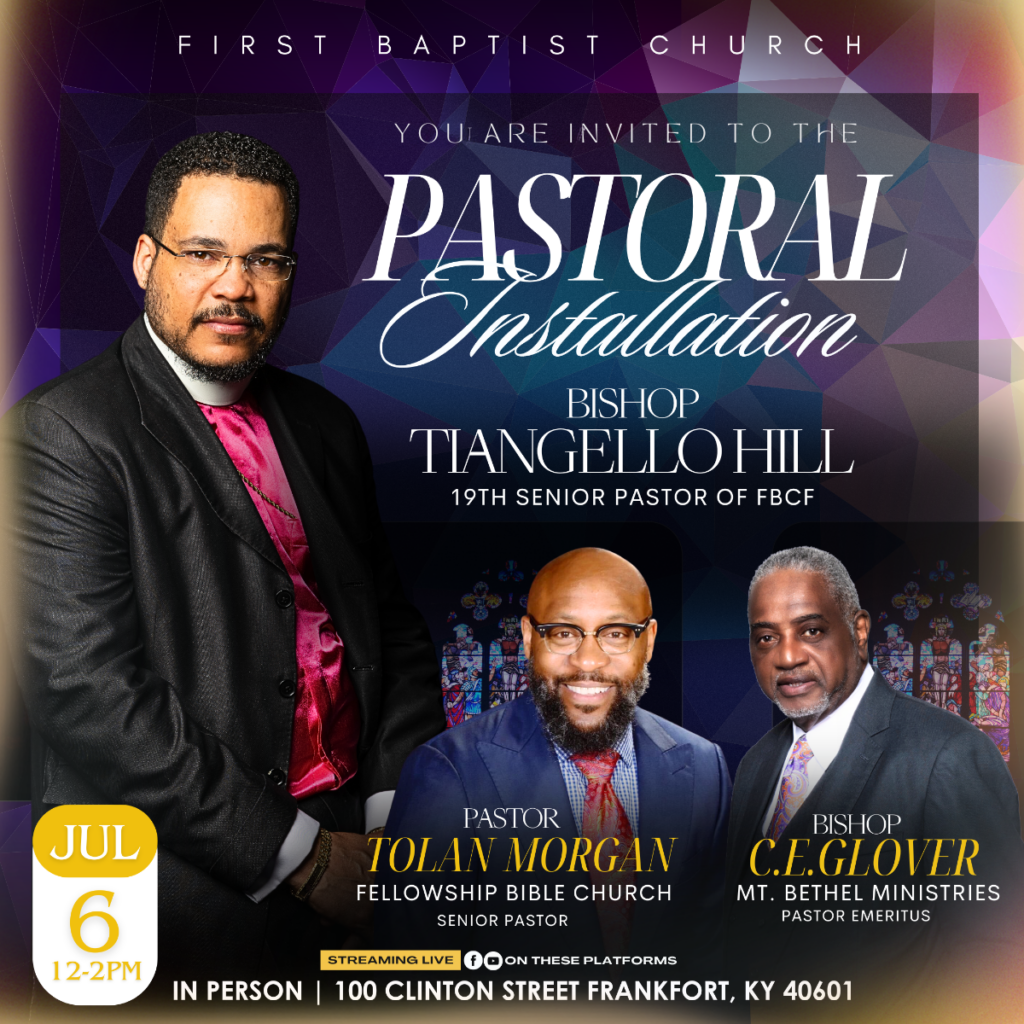 19th Pastoral Installation Service - First Baptist Church Frankfort KY